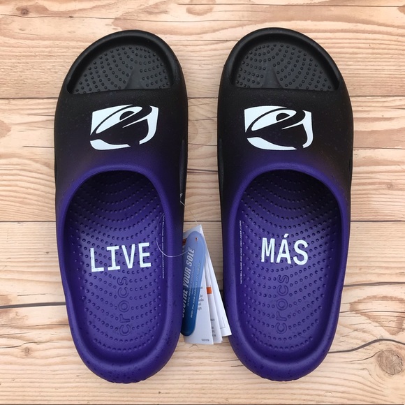 CROCS | Shoes | Taco Bell X Crocs Mellow Slide Live Ms | Poshmark